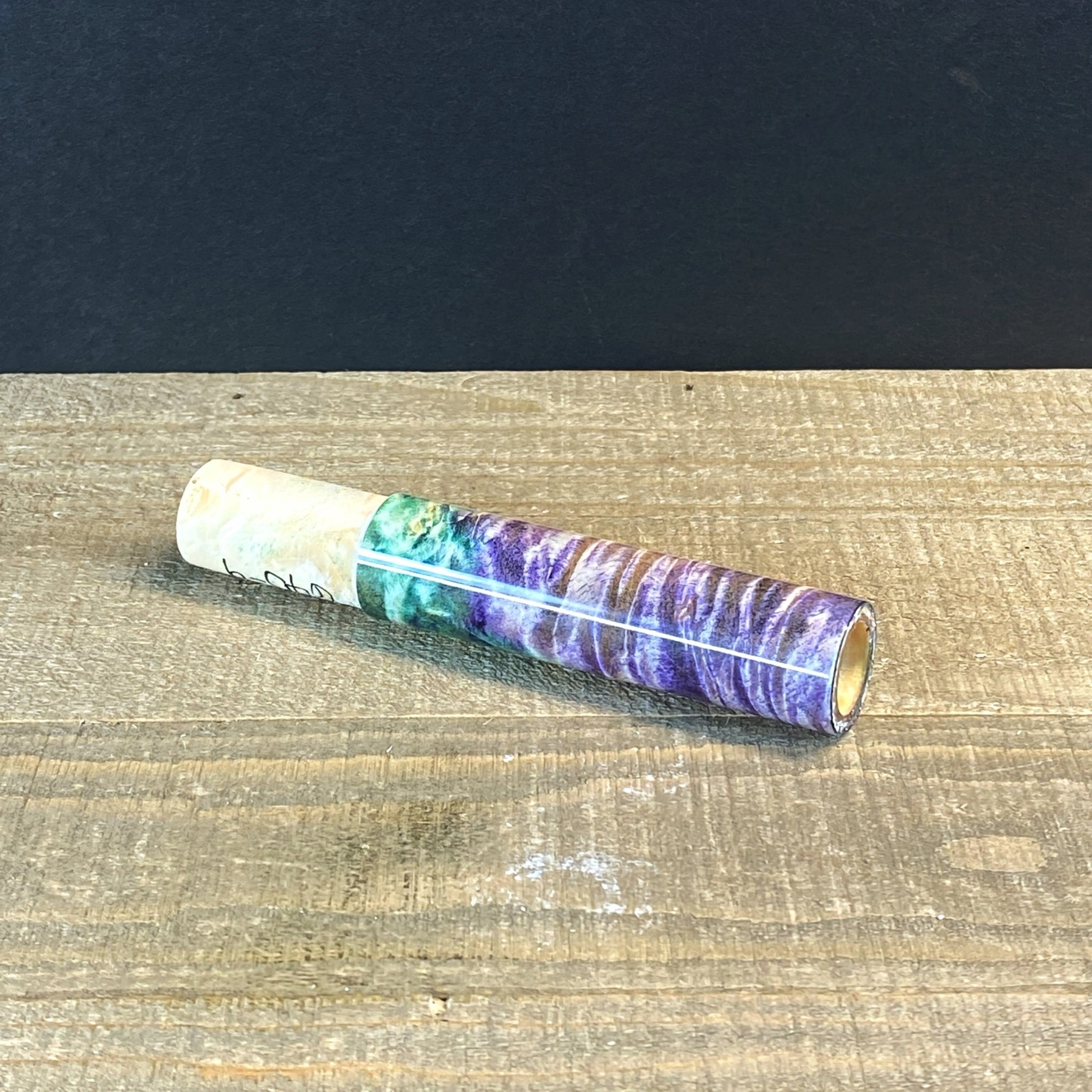 Double Dye Mable Burl .640 - Fish On! Custom Rods